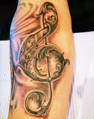 25 Best Infinity Music Tattoo Designs For Music Lovers