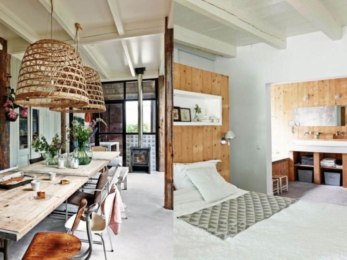 Home Renovation: Cozy Rustic Design Old Converted Farmhouse in Netherlands