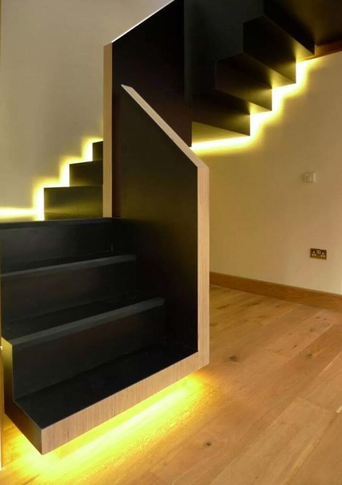 35 Amazing Staircase Lighting Design Ideas and Pictures
