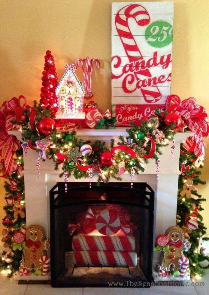 21 Enchanting Candy Cane Christmas Decor Ideas