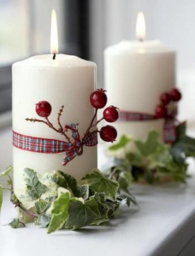 Check Out These 25 Stunning Christmas Candles Decoration Ideas