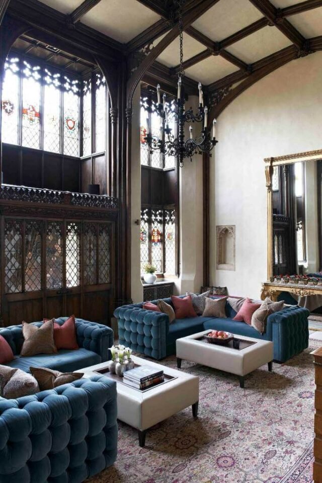 11 Opulent And Charming Gothic Living Room Design Ideas